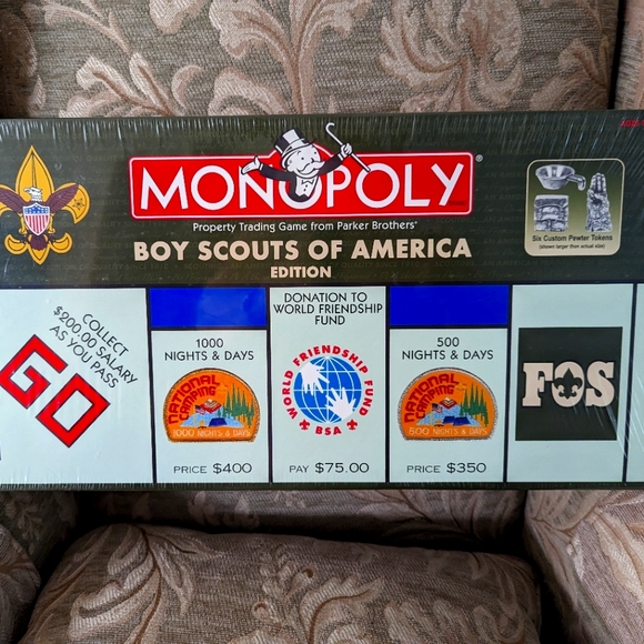Hasbro | Games | Monopoly Boy Scouts Of America 95th Anniversary ...